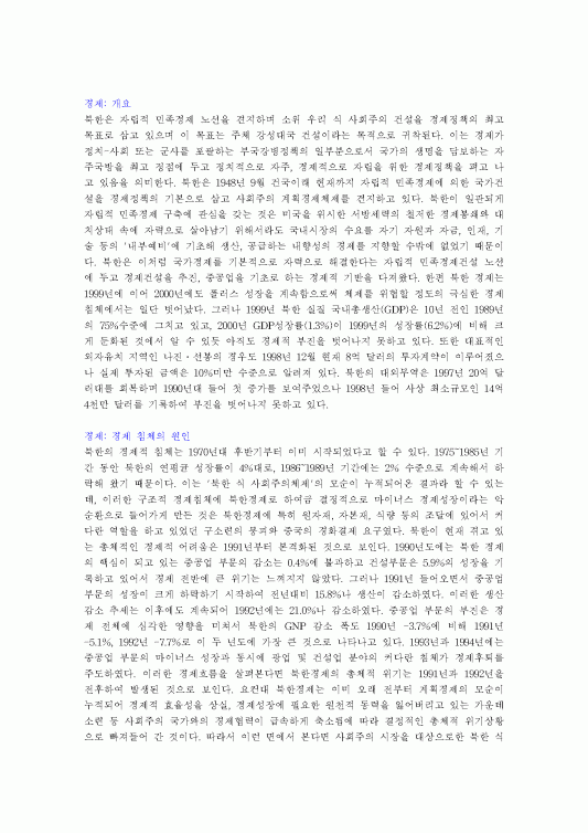 북한의 산업정책 및 통일전선전술
