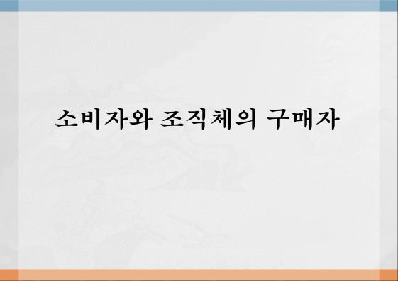 소비자와 구매자 / 후기 미샤의 성공사례분석