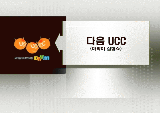 다음 UCC광고분석(마빡이)
