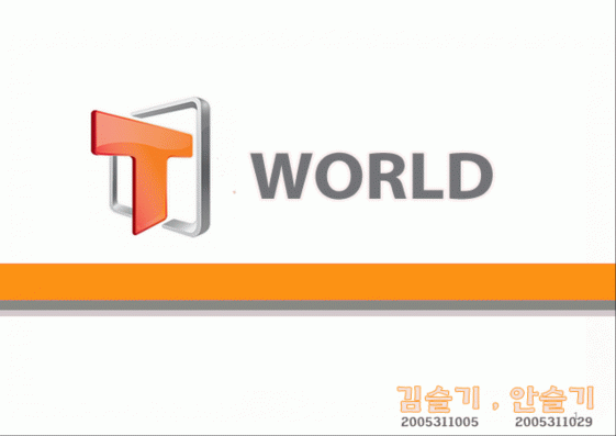 [웹기획 및 관리] TWorld 웹사이트 분석