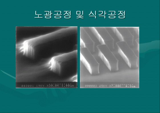 [공학]노광공정 및 식각공정