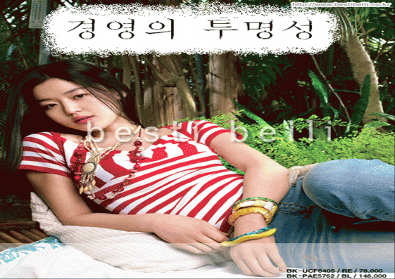 경영투명성 레포트 자료
