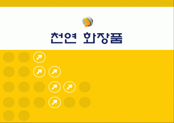 천연화장품 ppt