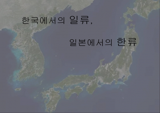 [인문과학] 한류와 일본문화