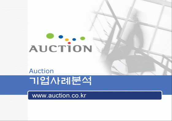 옥션 분석 레포트 자료