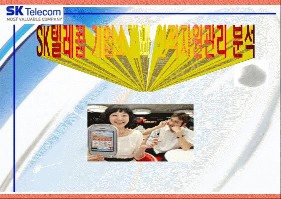 SK텔레콤의 기업소개와 인적자원관리 분석(파포)