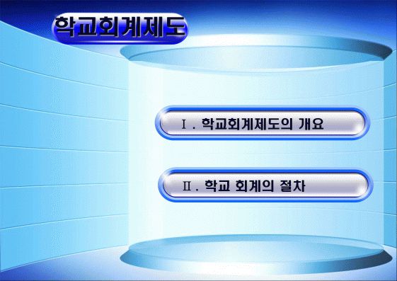 [교육행정] 학교회계제도