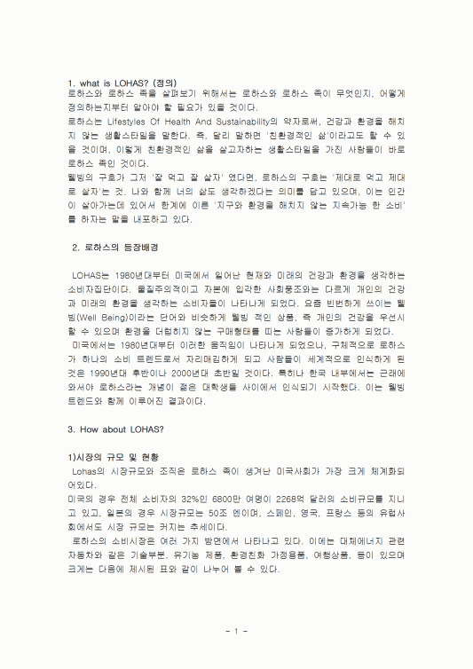 로하스족에관한연구