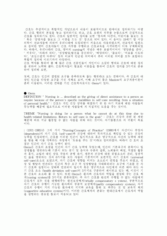 간호이론가정리