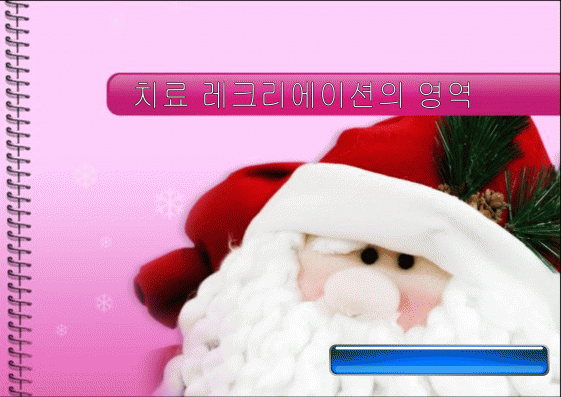 치료 레크리에이션의 영역