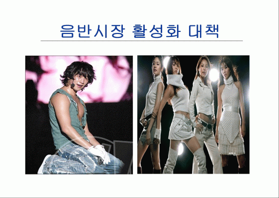 음반시장 활성화 대책