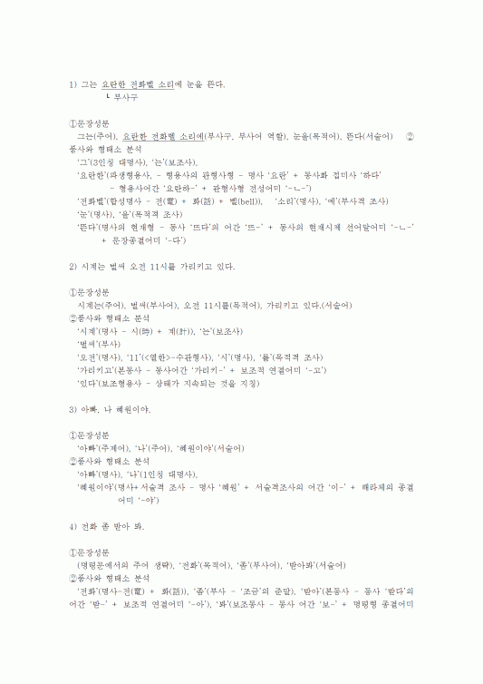 비어있는 방 형태소 분석