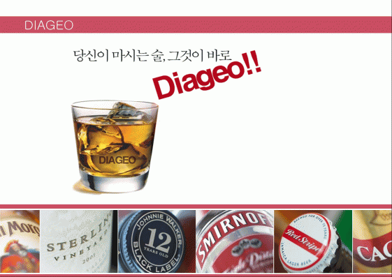 DIAGEO(디아지오)성공사례