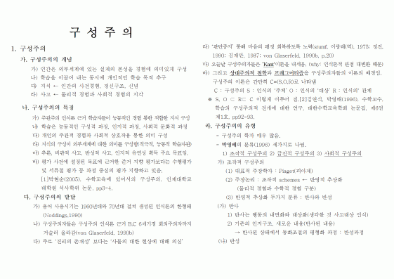 수학교육철학 요약정리