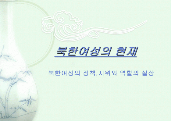 북한여성의 현재