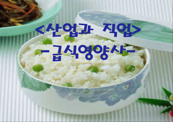 영양사조사 레포트 자료