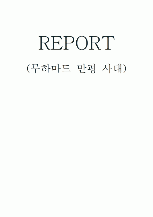 무하마드만평사태