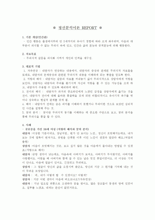 심리상담 이론과 실제