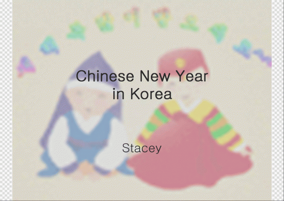 Chinese New Year 레포트 자료