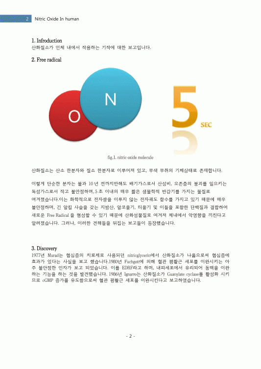 Nitric Oxide(산화질소)
