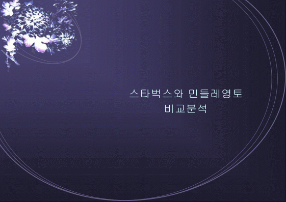스타벅스와 민토 비교 분석