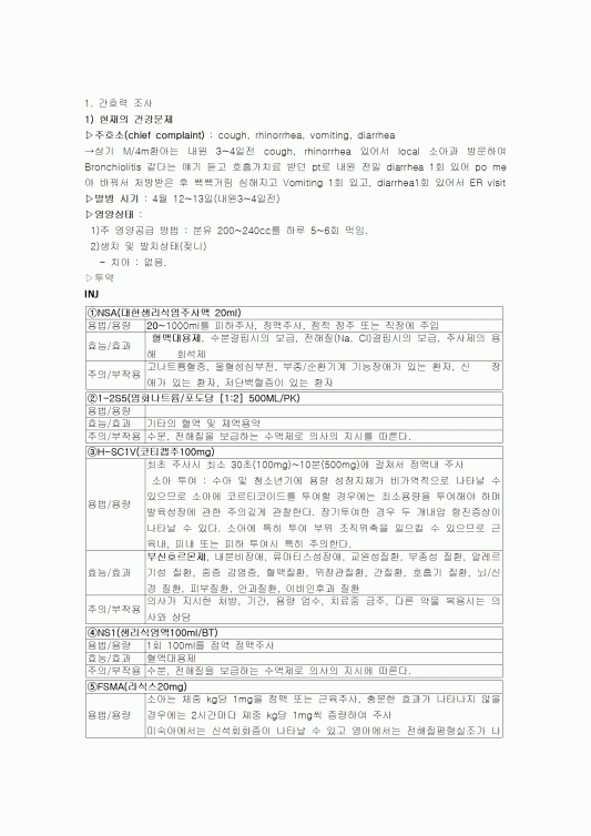 세기관지염 케이스 스터디