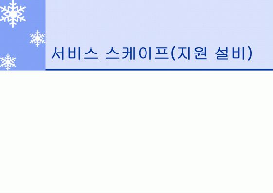 (고객만족, 서비스 경영)  서비스스케이프(지원설비)