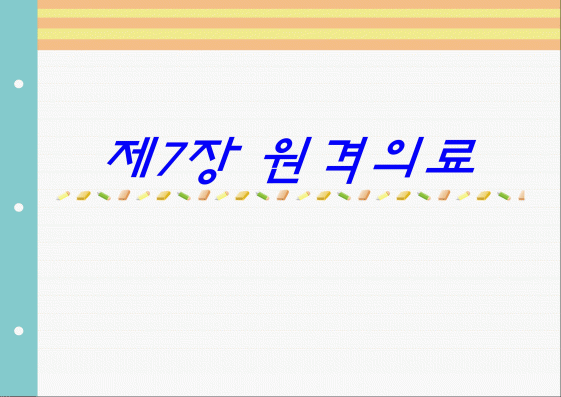 원격의료 레포트 자료