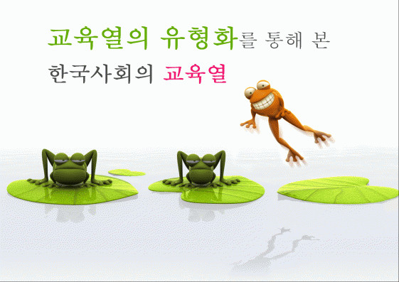 교육열의 유형화를 통해 본 한국사회의 교육열