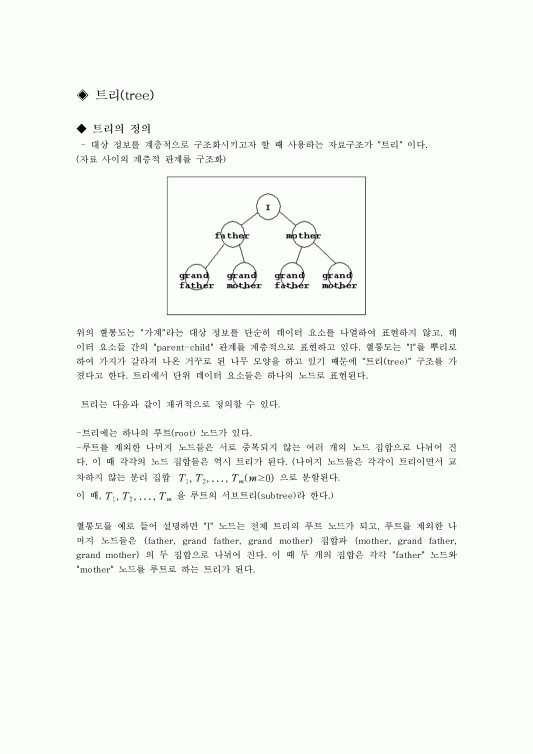 트리에 관하여