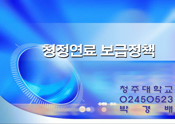 청정연료보급정책