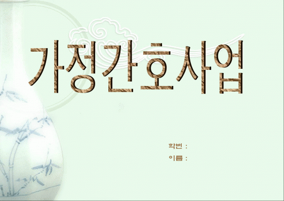가정간호사업