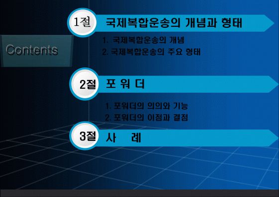 물류(국제복합운송 및 포워더 이해)