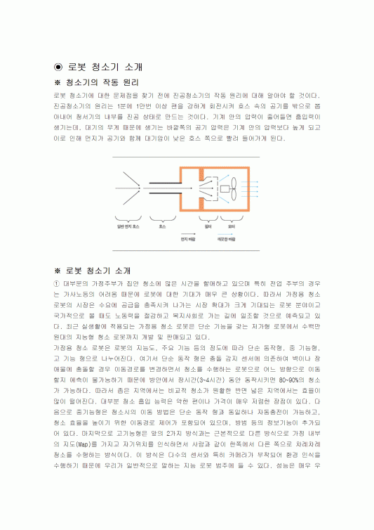 로봇 청소기 소개