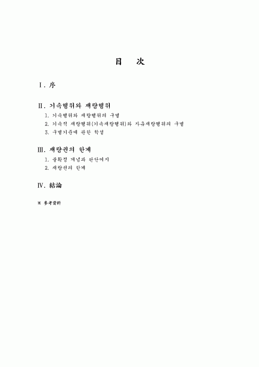 행정상 기속행위와 재량행위 (기속행정행위와 재량행정행위)