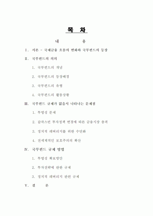 국부 펀드 규제