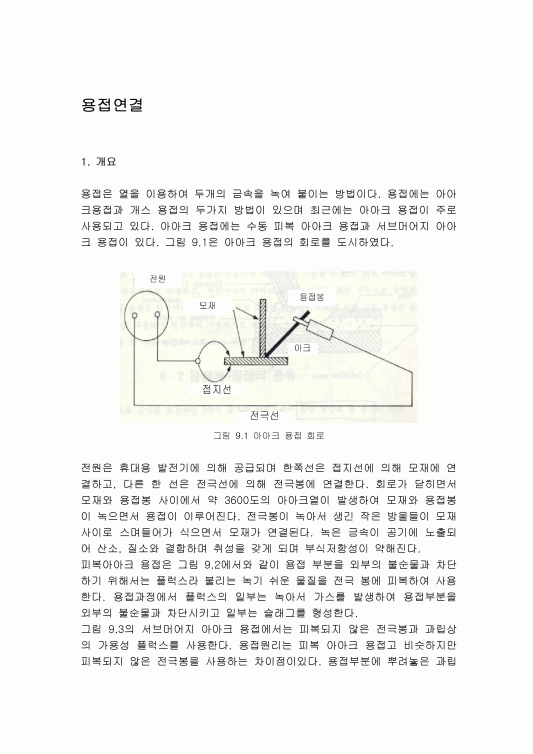 강구조 - 용접 연결 이음 설계