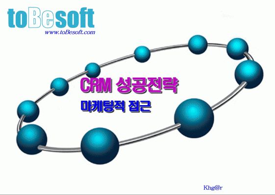 CRM 성공전략 - 마케팅적 접근