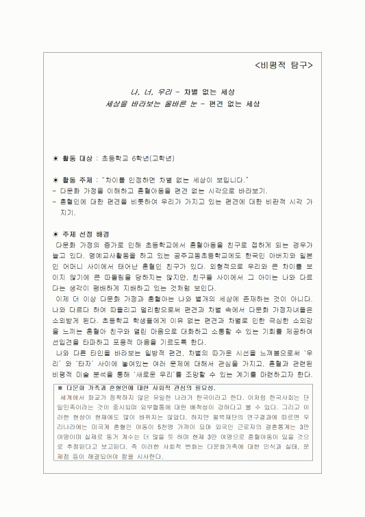 비평적 탐구 - 미술