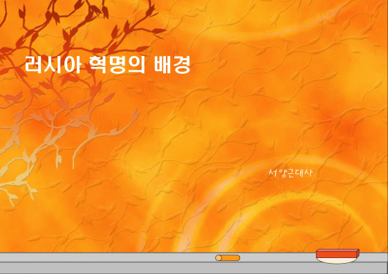 러시아혁명의 배경