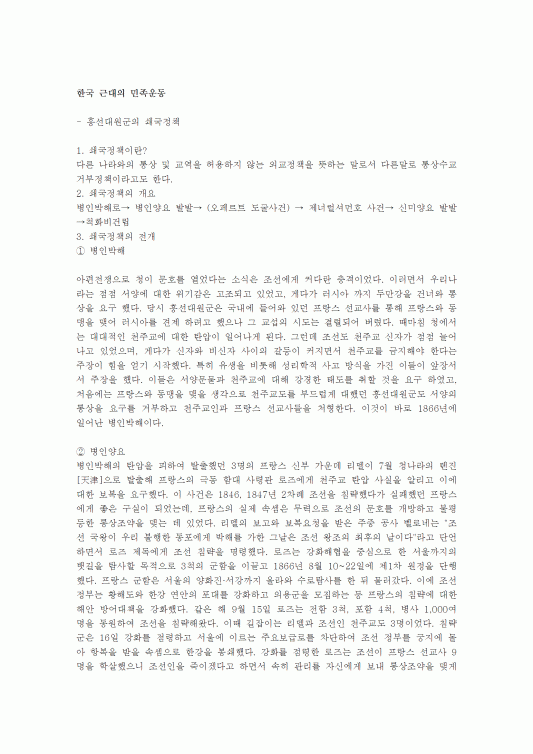 한국의 근대 민족운동