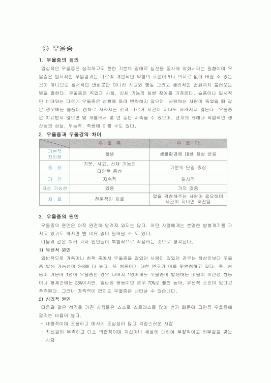 정신분열증, 우울증, 간질