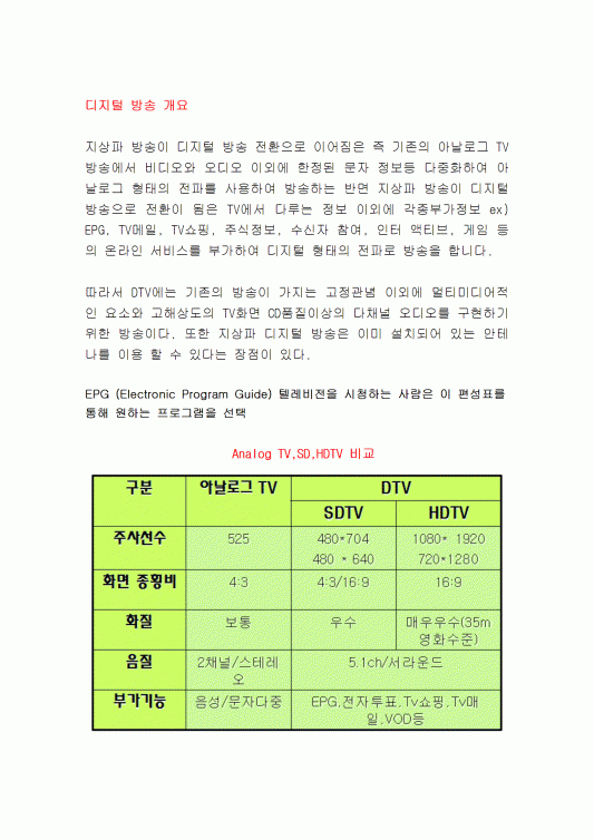 디지털텔레비전[digital television, dtv]