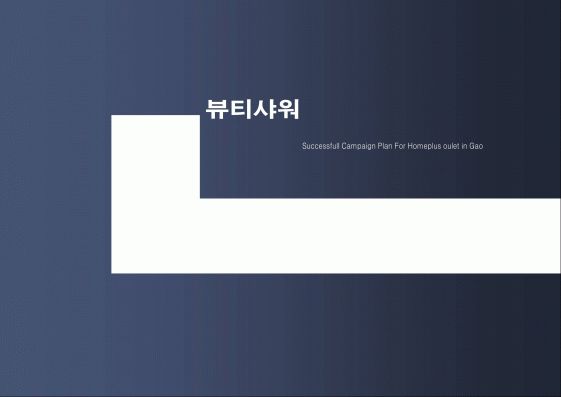 [벤처창업론]기능성 피부관리전문 뷰티샵 창업계획서