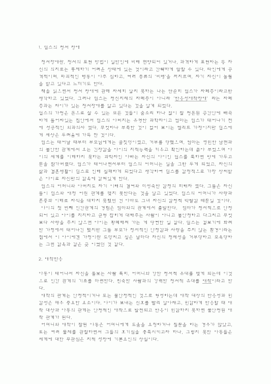 딥스에 대한 분석.