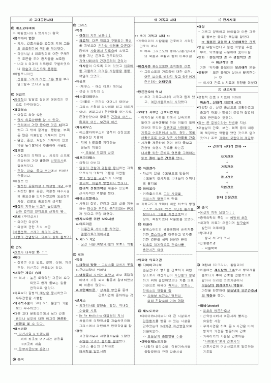 간호관리학 세계간호사업 시기별 요점정리