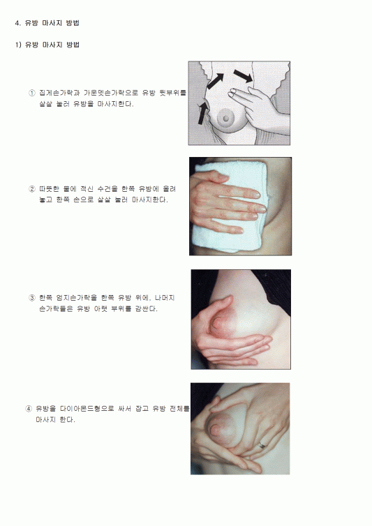 유방마사지방법