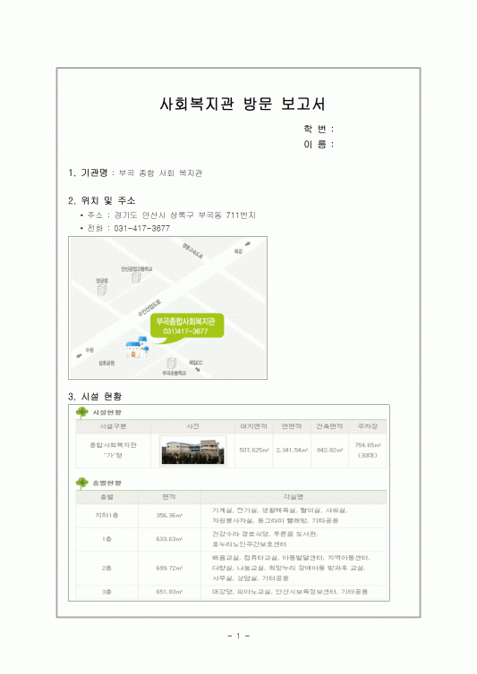 사회복지관, 복지시설 방문하여 프로그램을 소개하기