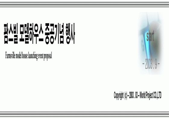 (마케팅)신도시 홍보마케팅 파워포인트