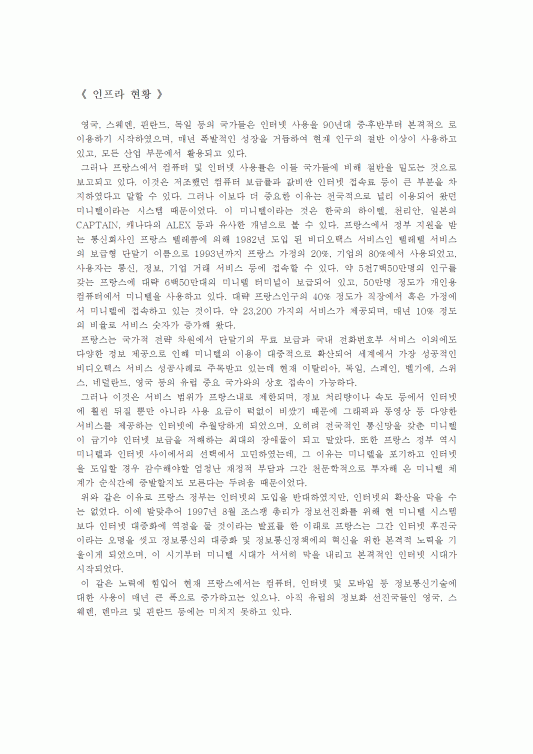 프랑스의 인터넷 사용 현황